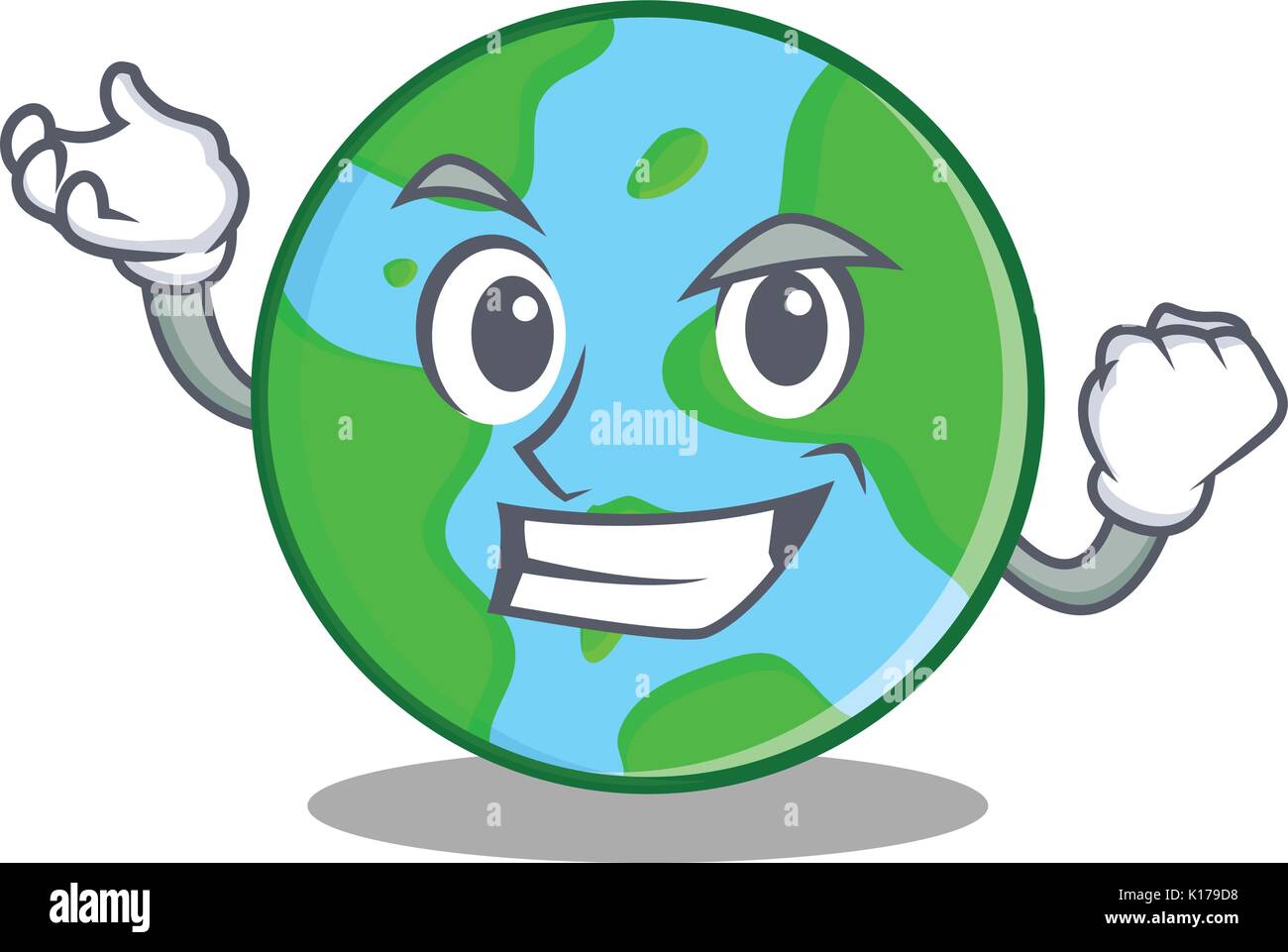 Successful world globe character cartoon Stock Vector Image & Art - Alamy