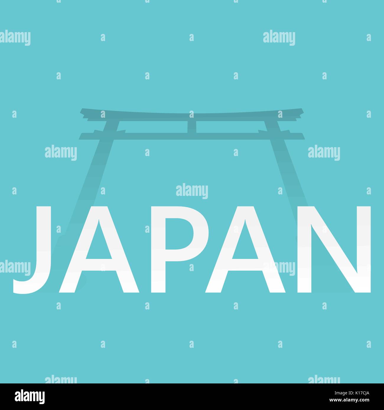 Simbol of Japan.Flat concept illustration Stock Vector Image & Art - Alamy