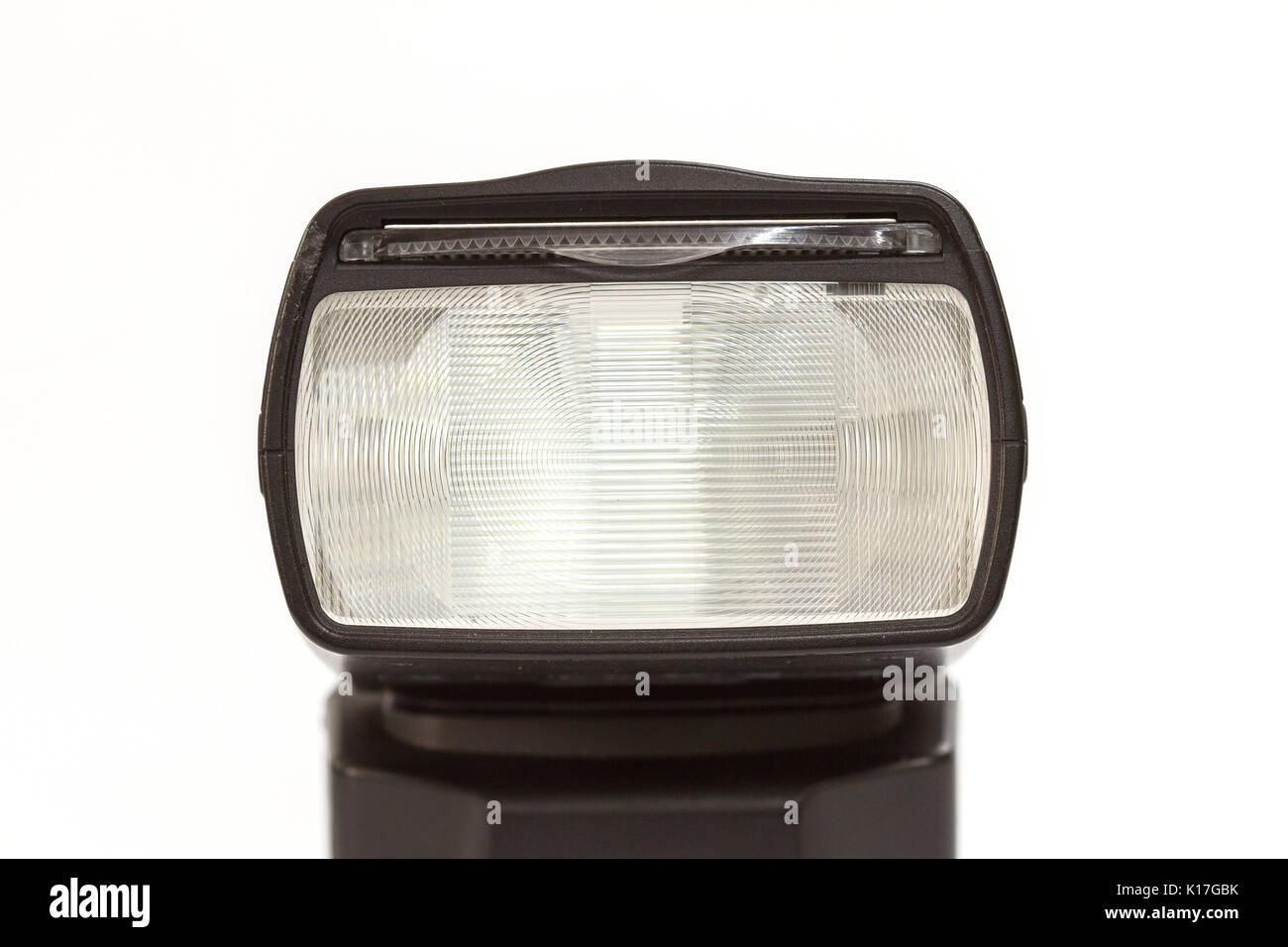 Closeup Camera flash isolated on white background Stock Photo - Alamy