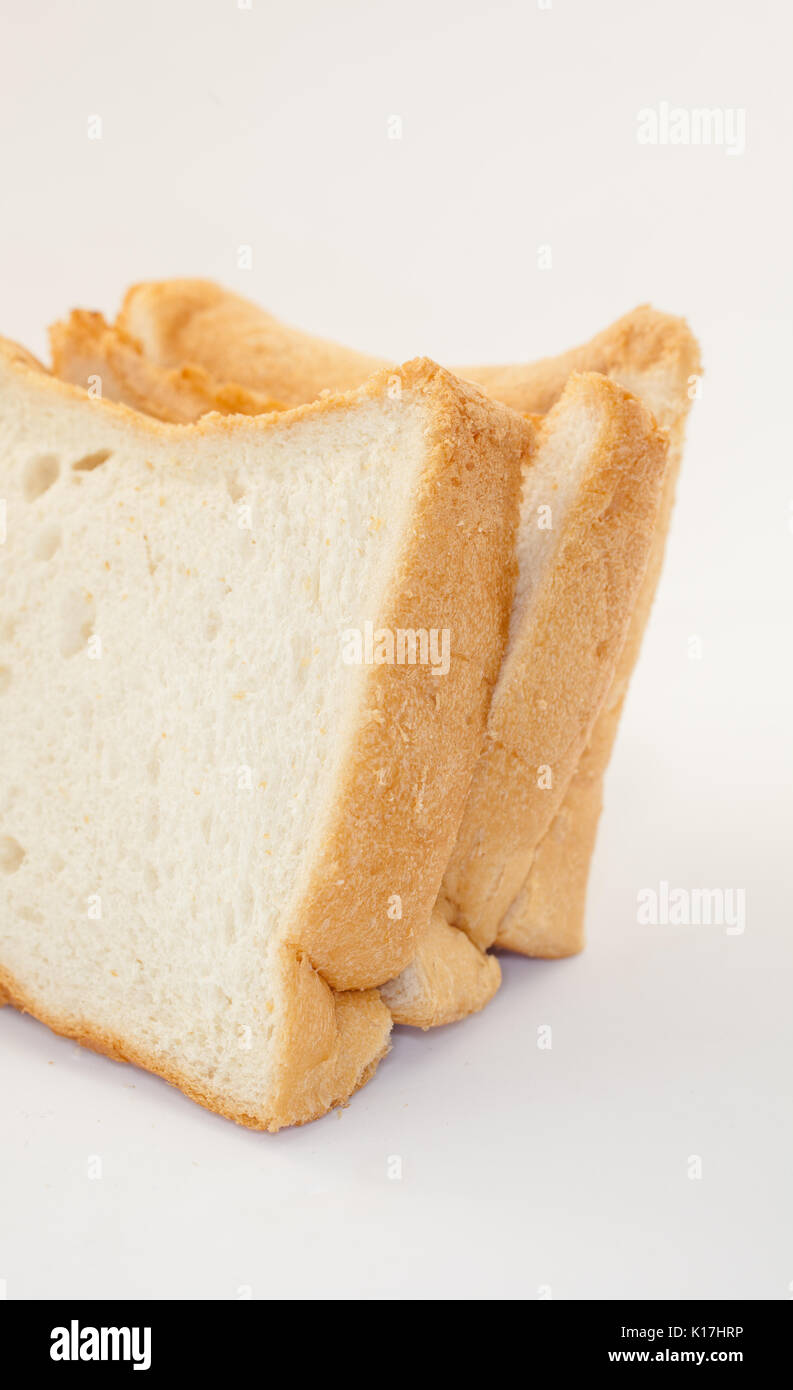 Bread sheet on white background Stock Photo - Alamy