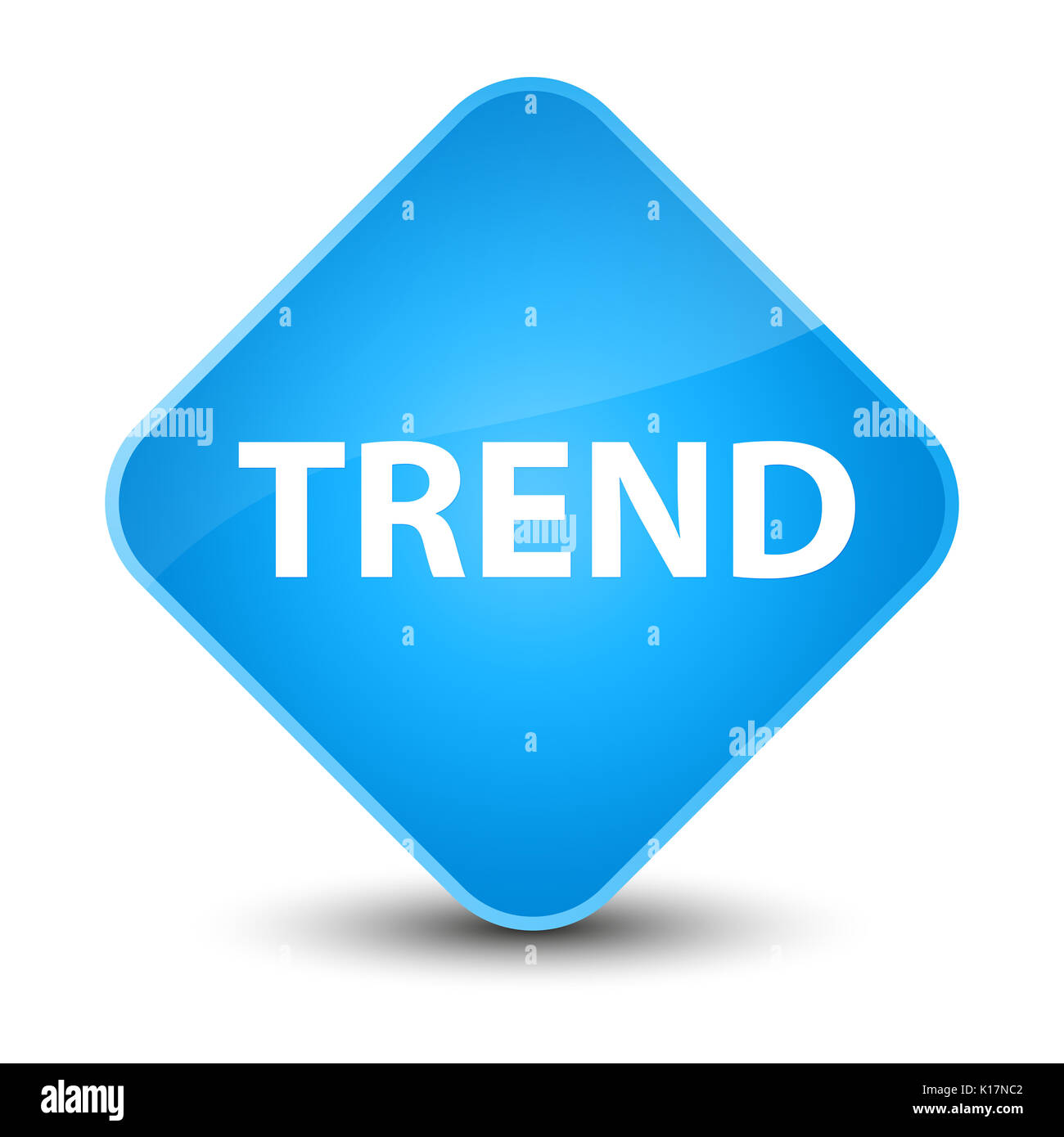 Trend isolated on elegant cyan blue diamond button abstract ...