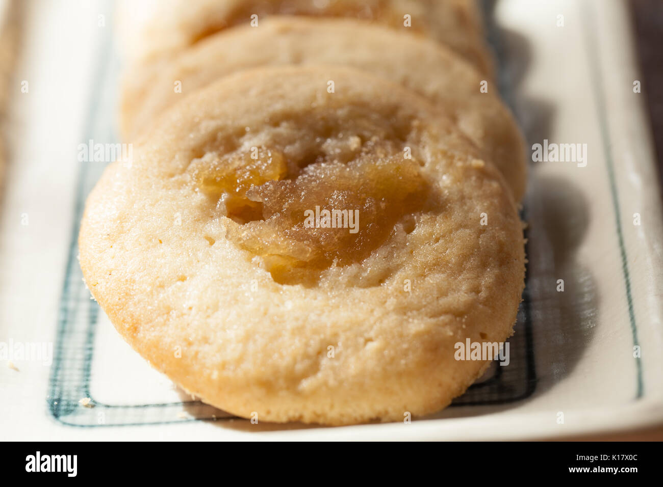 Homemade mixed fruit Jam cookie Stock Photo - Alamy