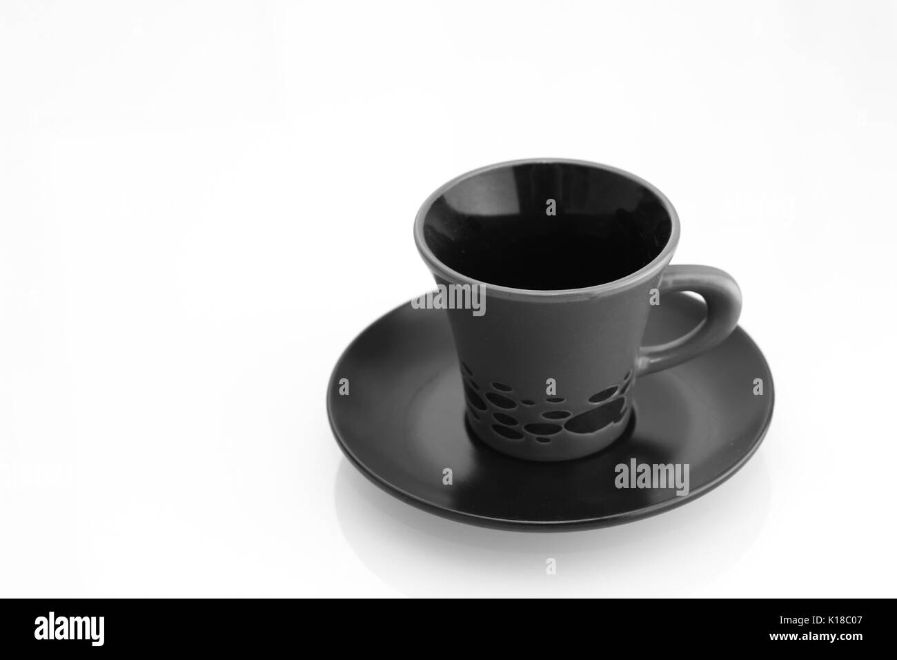 Top view closeup cup Black and White Stock Photos & Images - Alamy