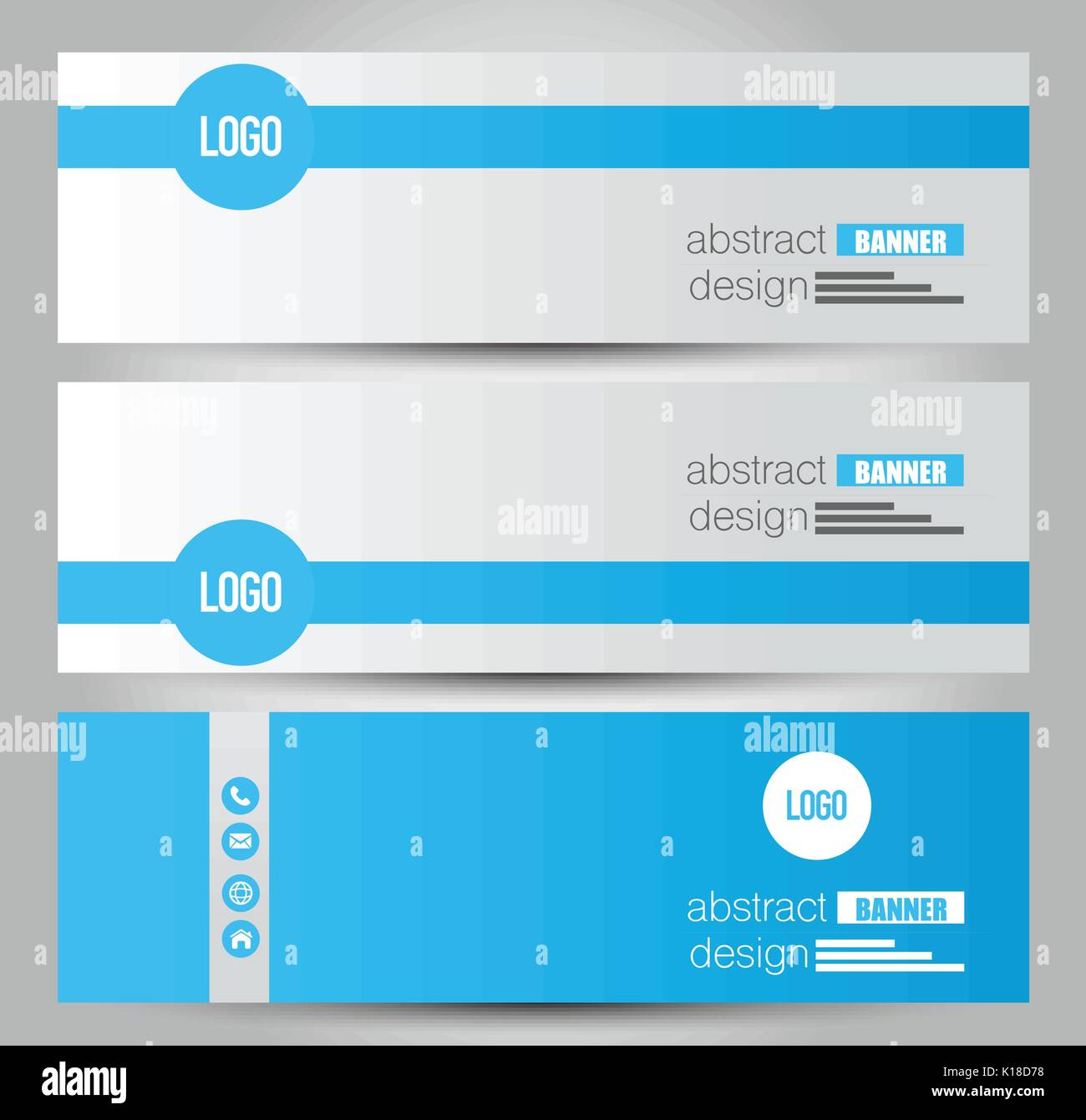 Banner template. Abstract background for design, business, education ...