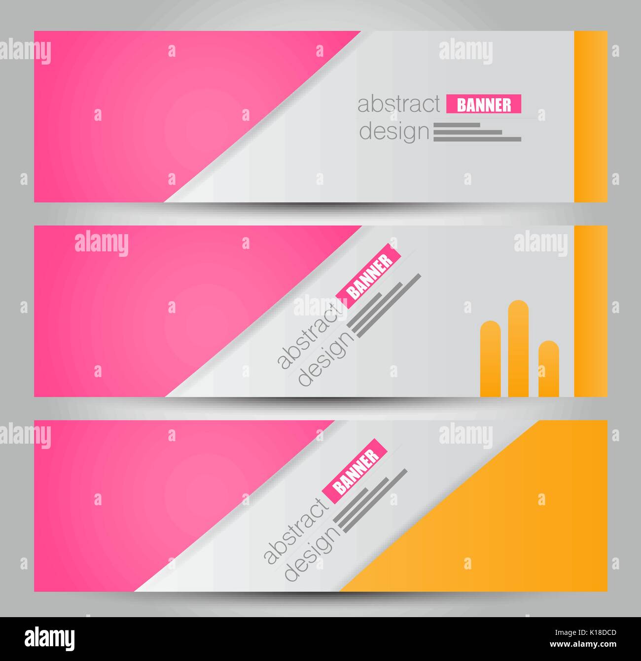 Banner template. Abstract background for design, business, education ...