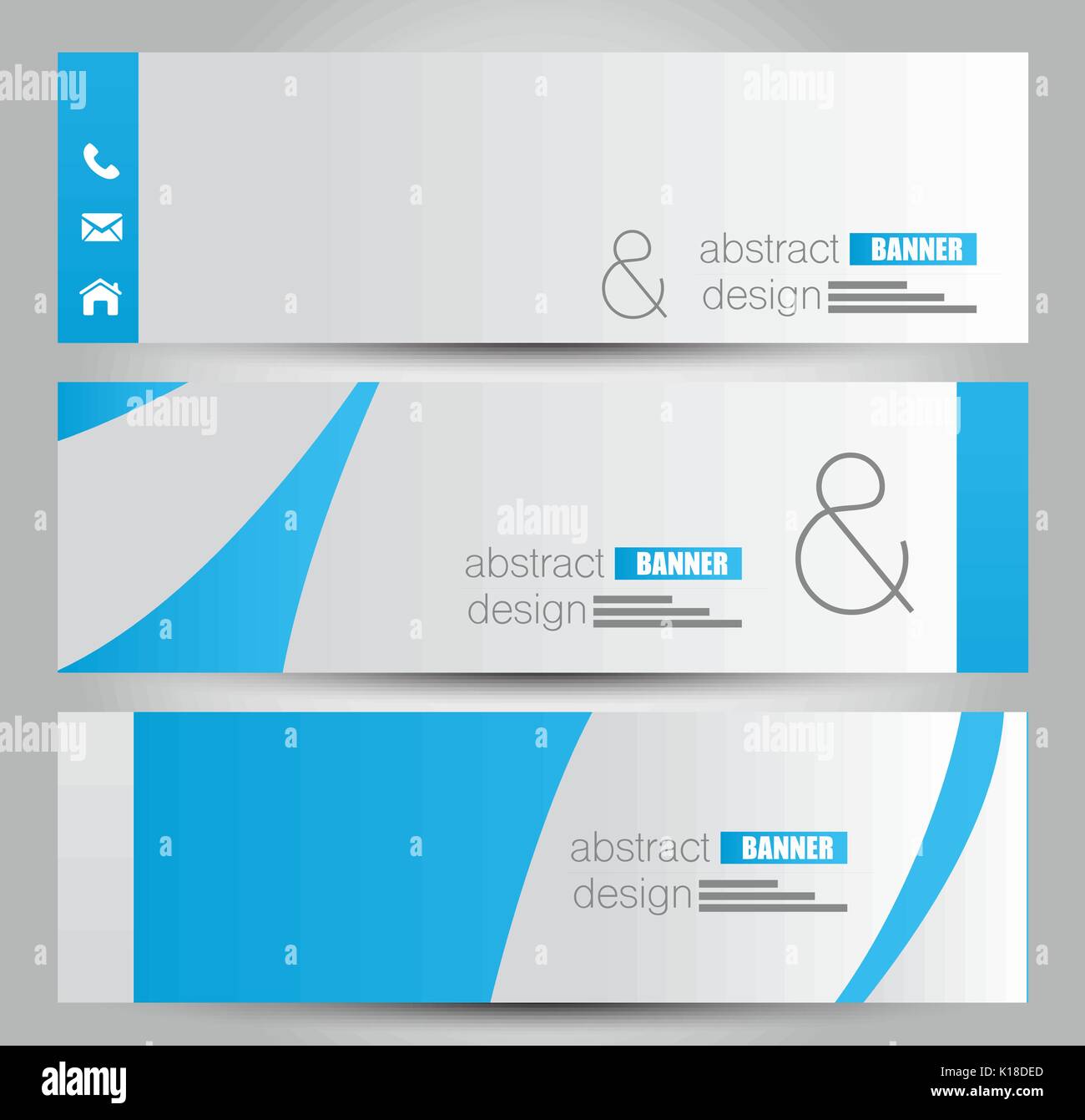 Banner template. Abstract background for design, business, education ...