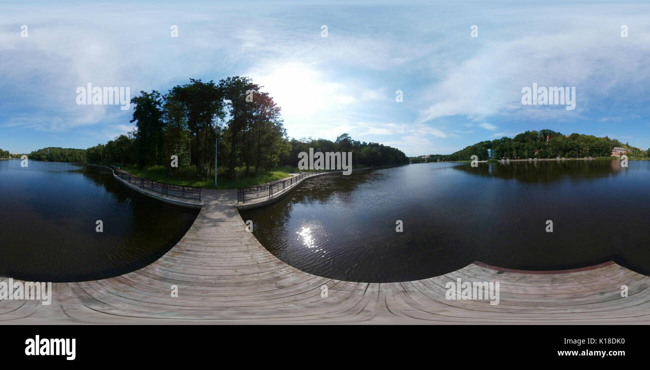 360 VR panorama of the lake Stock Photo - Alamy