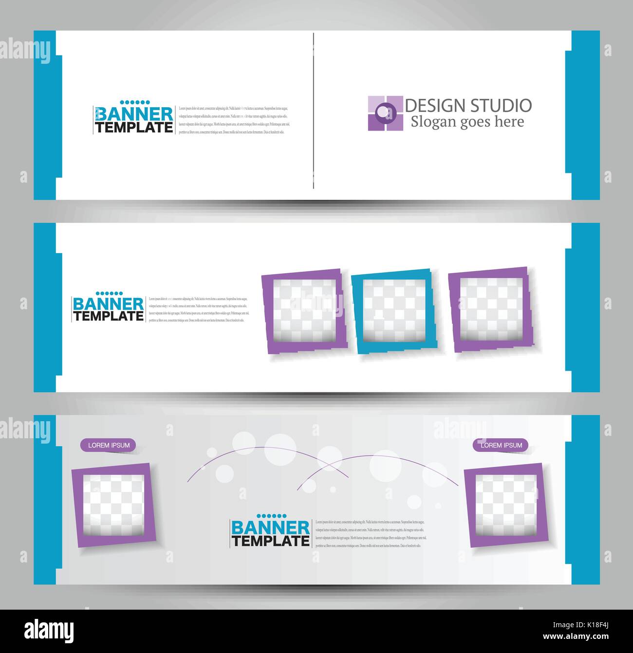 Banner template. Abstract background for design, business, education ...