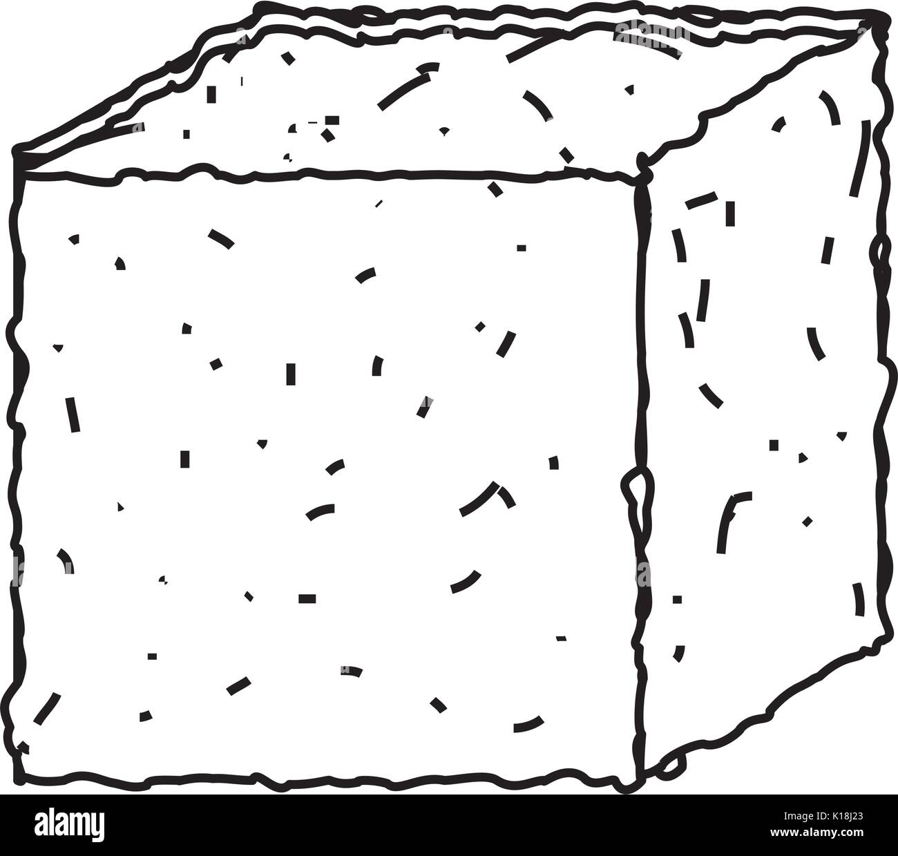 Ground cube isolated Stock Vector Image & Art - Alamy