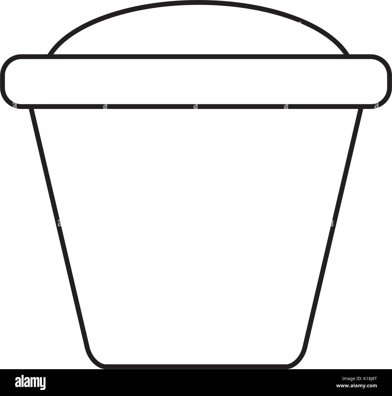 Empty gardening pot Stock Vector Image & Art - Alamy