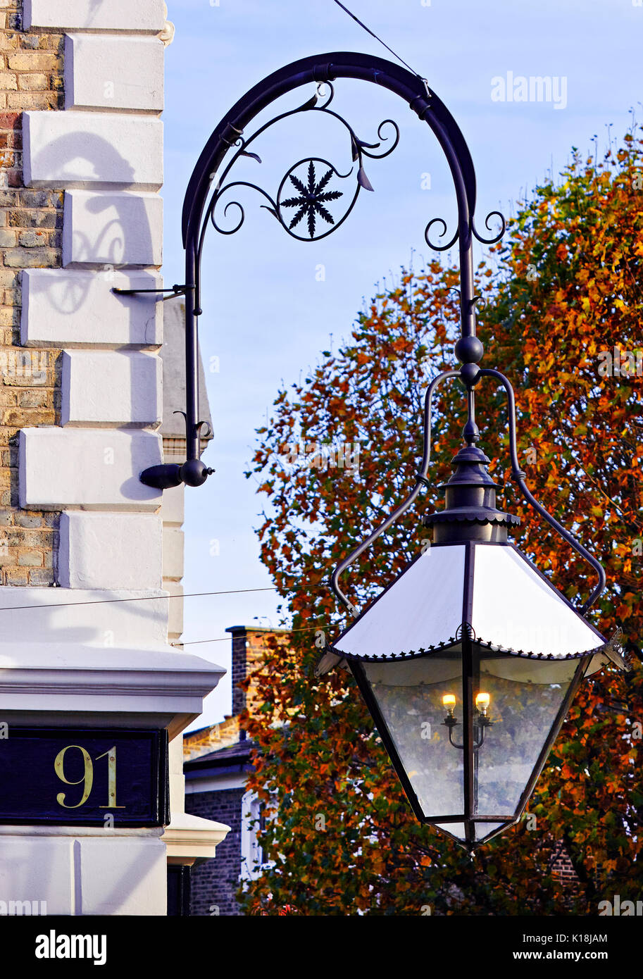Ornate street Lantern Stock Photo - Alamy
