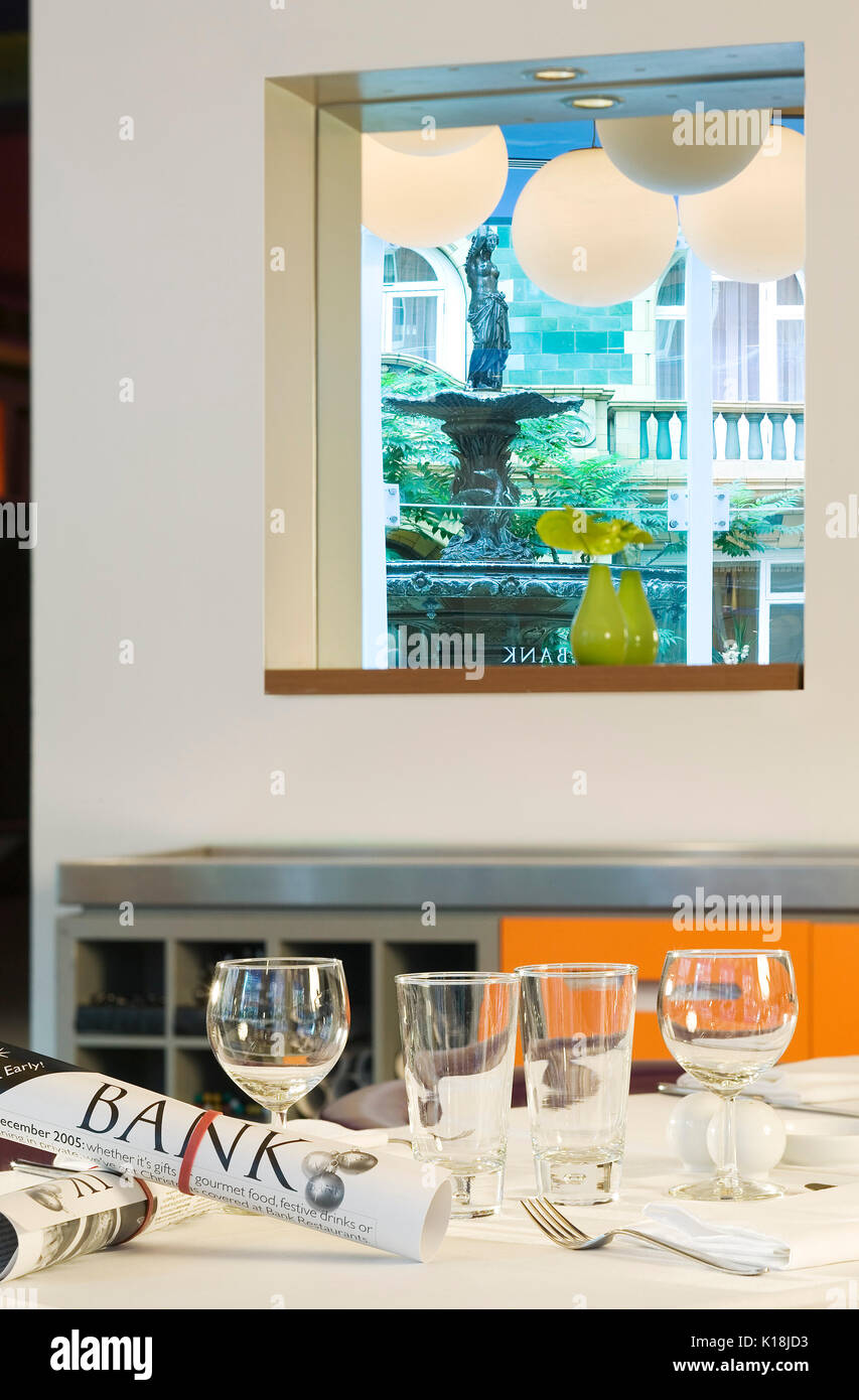 Bank Restaurant Westminster London Stock Photo - Alamy