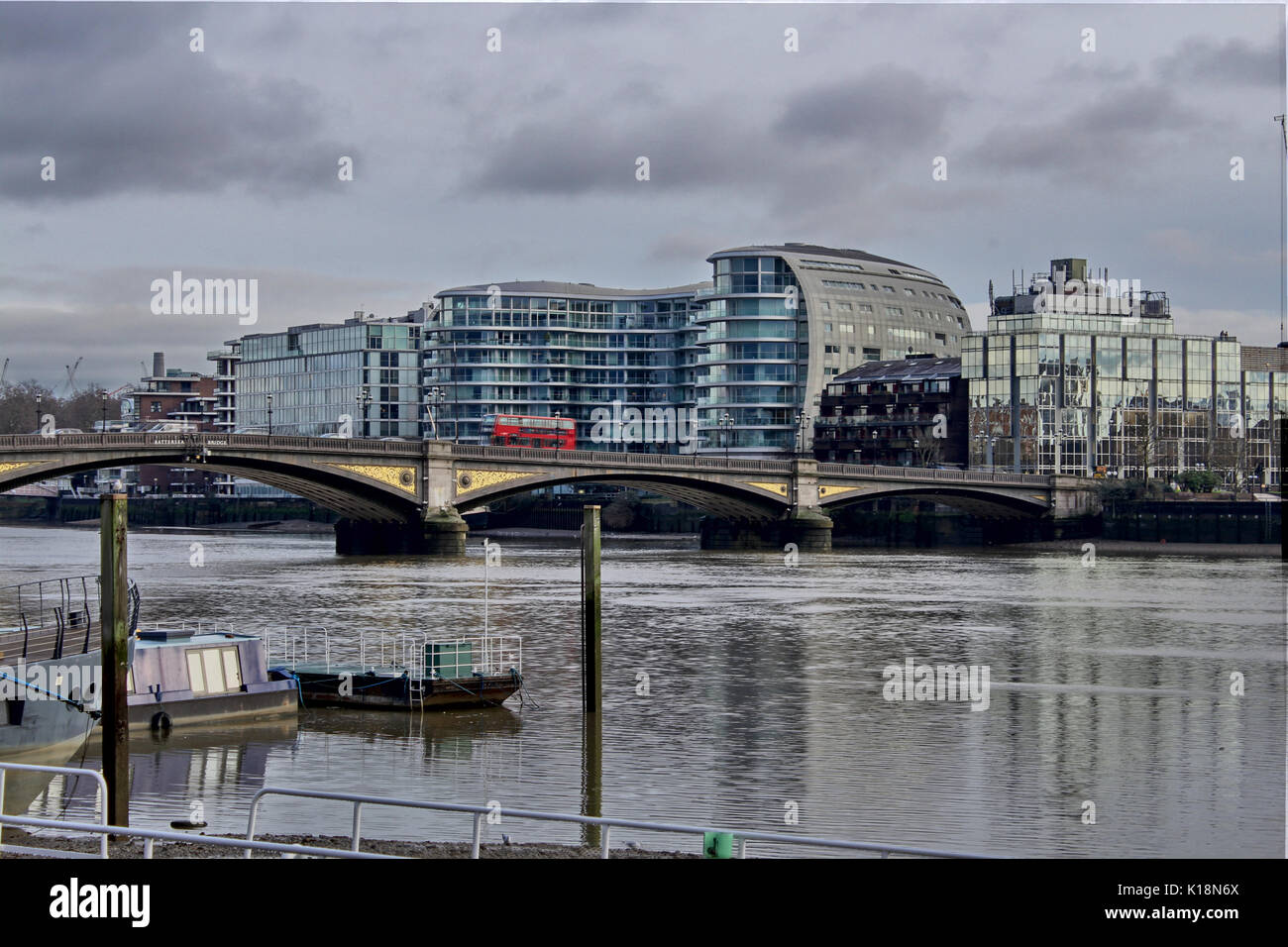 River Thames and buildings Stock Photo - Alamy