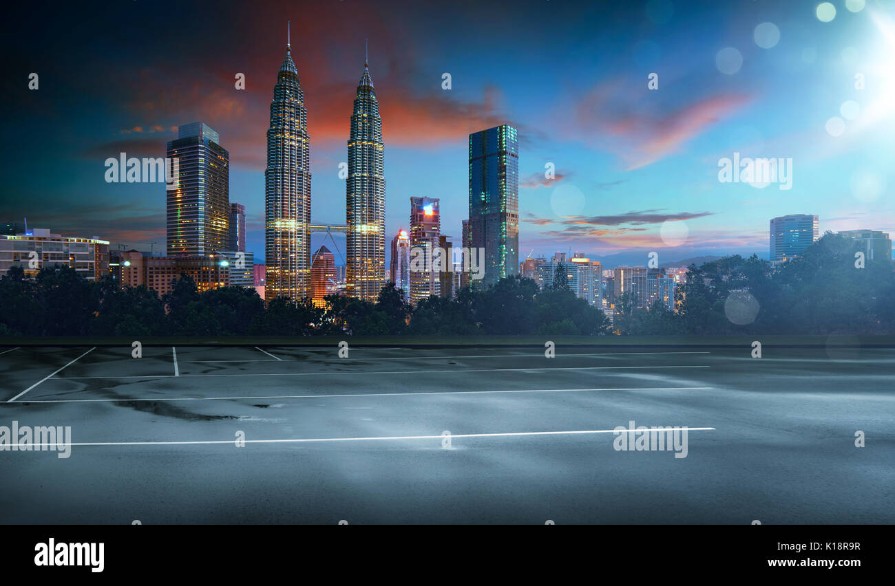 Road Side View Night