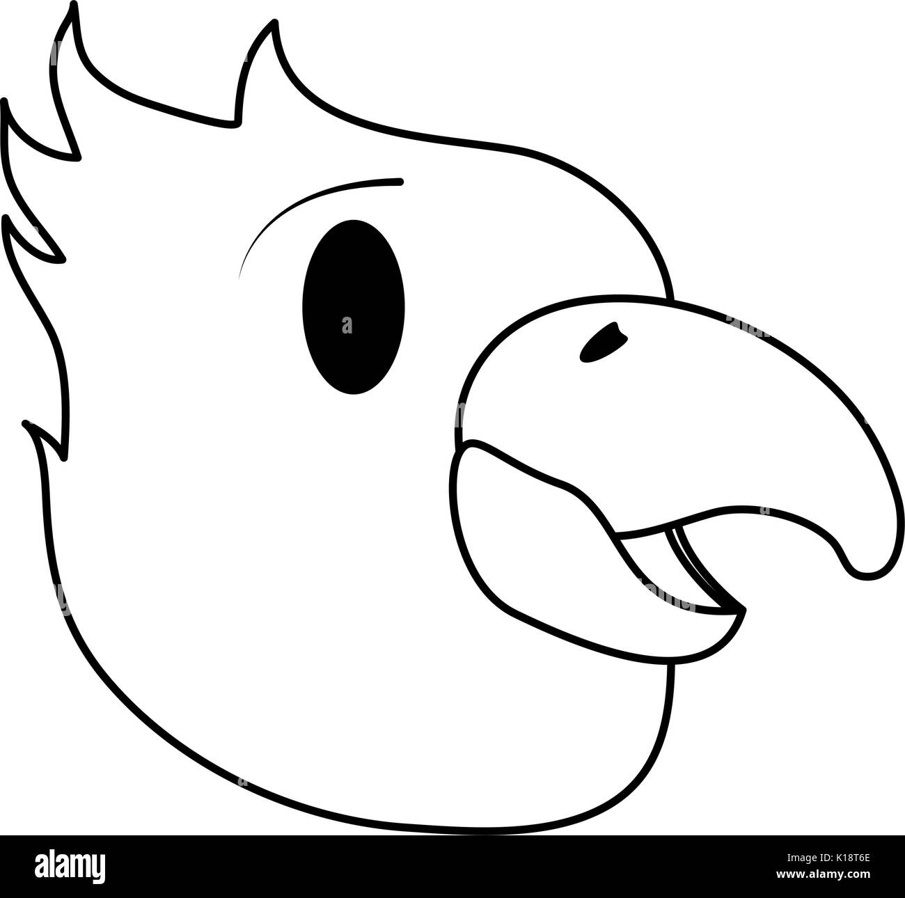 tropical bird icon image vector illustration design Stock Vector Image ...