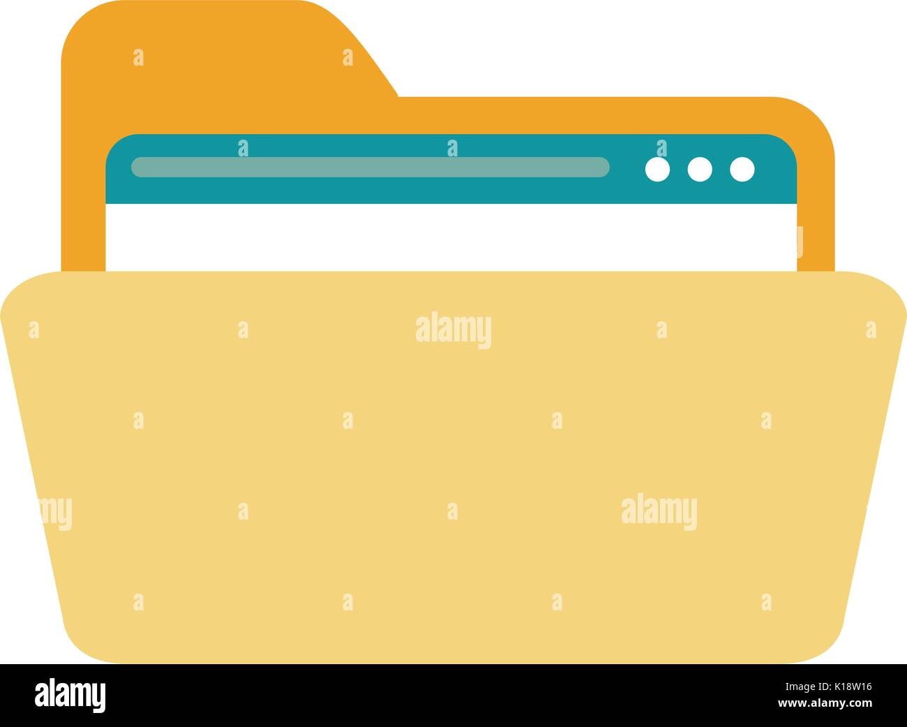 file folder icon image vector illustration design Stock Vector Image ...