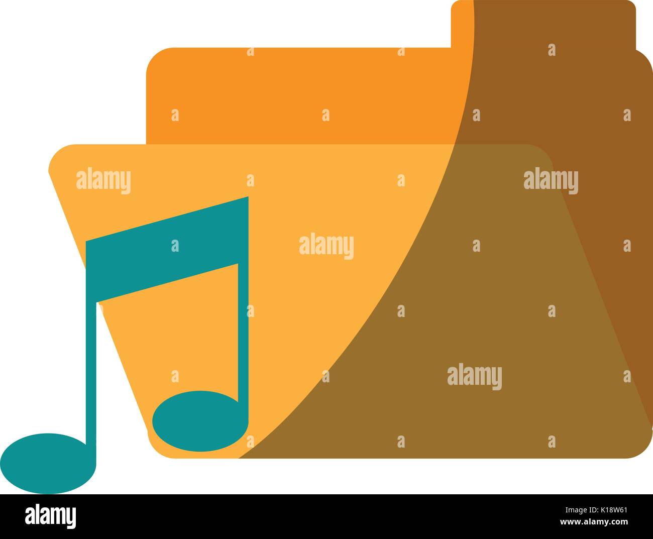 File folder icon image sticker hi-res stock photography and images - Alamy