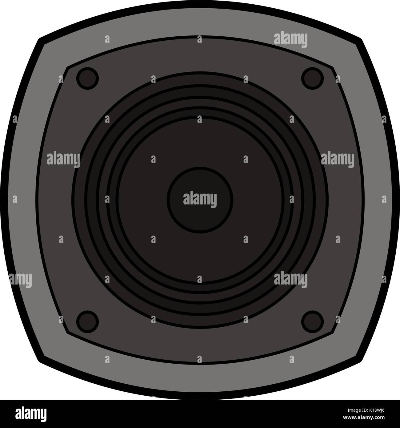single speaker icon image vector illustration design Stock Vector Image ...