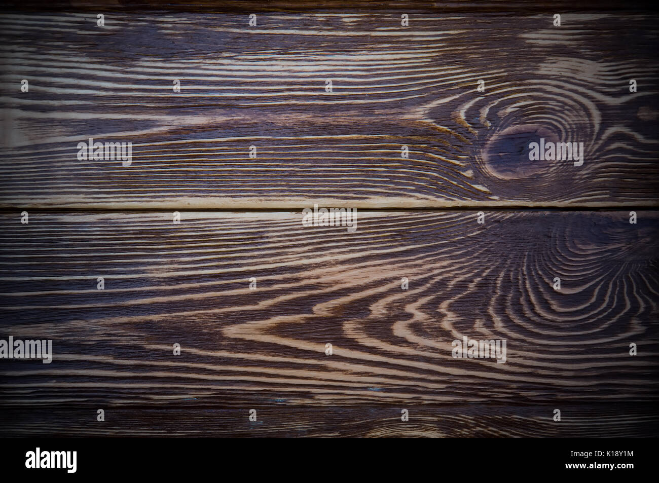 Dark wooden table flat top view background texture Stock Photo - Alamy