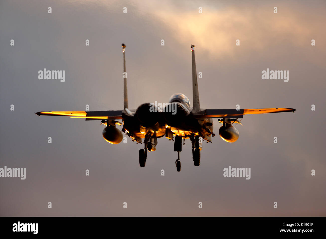 F 15 eagle sunset High Resolution Stock Photography and Images - Alamy