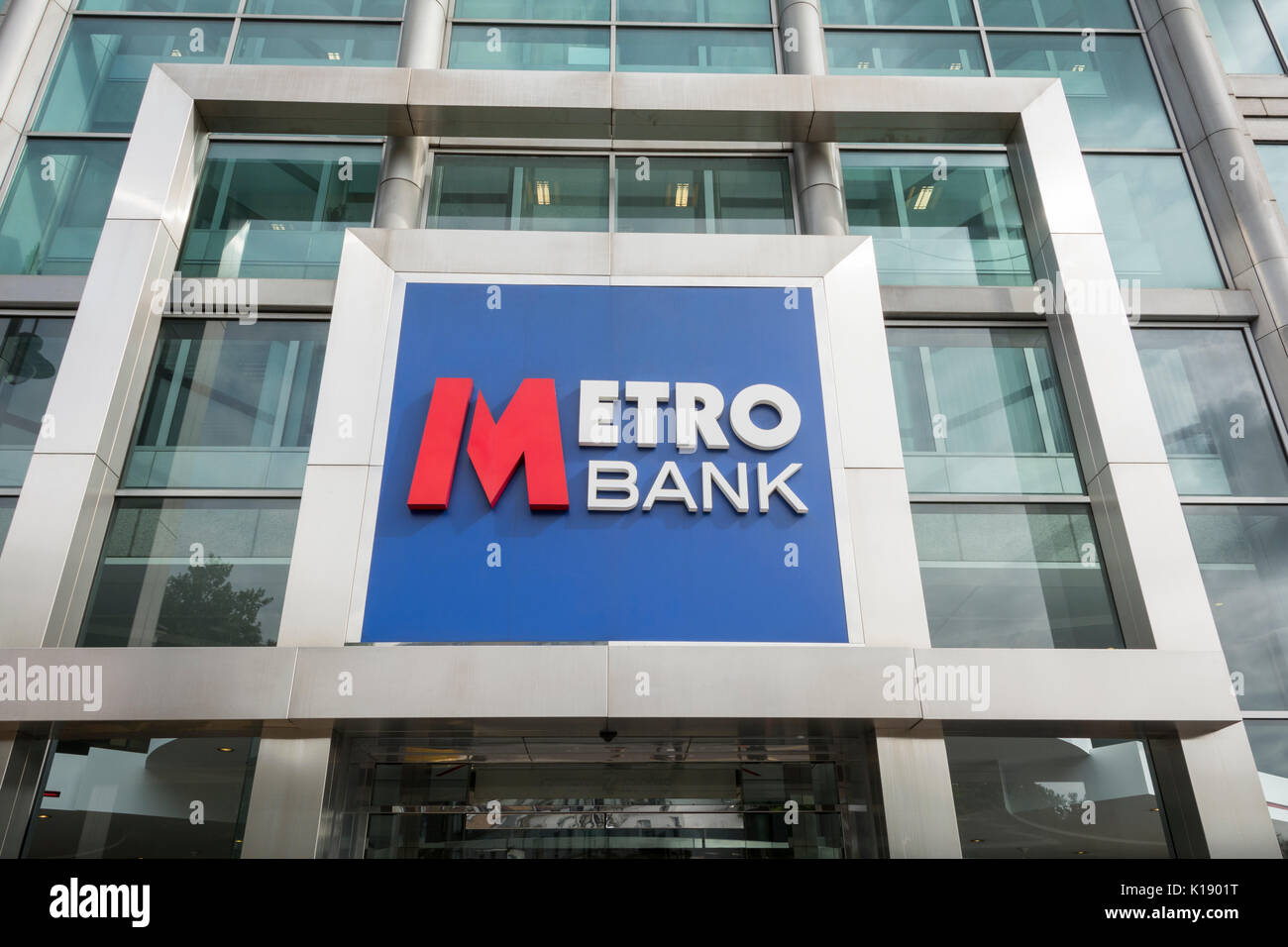 The exterior of the Metro Bank, Cromwell Road, Earl's Court, London ...