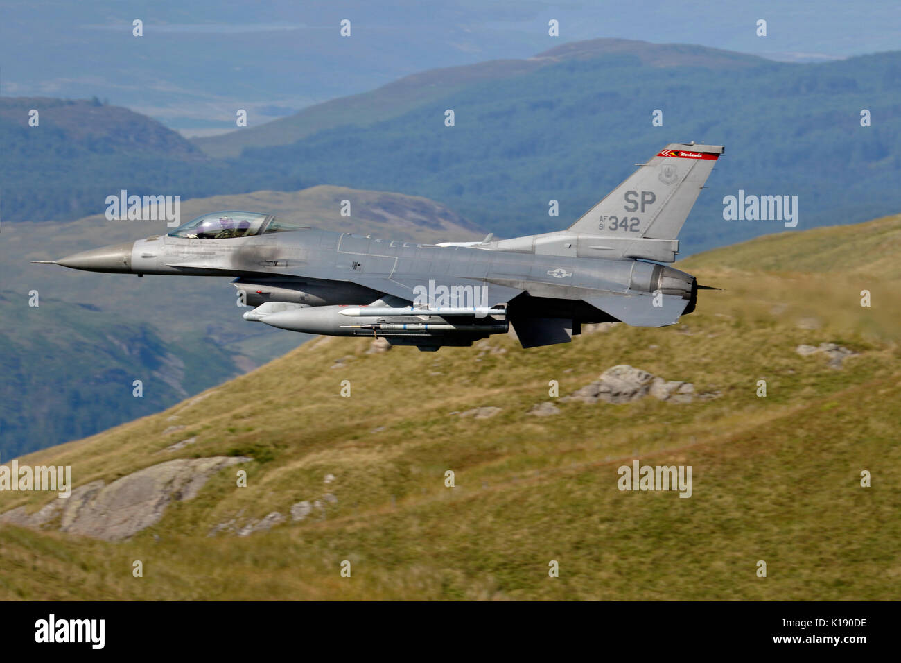General Dynamics F-16C Fighting Falcon, 480th FS, 52nd FW, USAF based ...