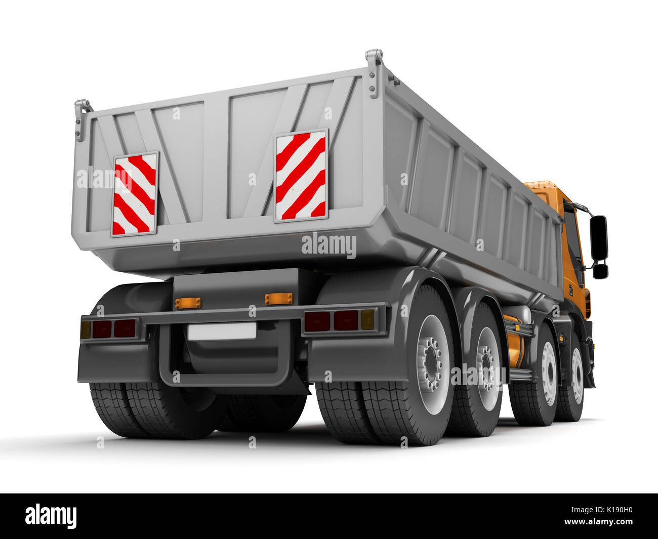 Dump truck rear Cut Out Stock Images & Pictures - Alamy