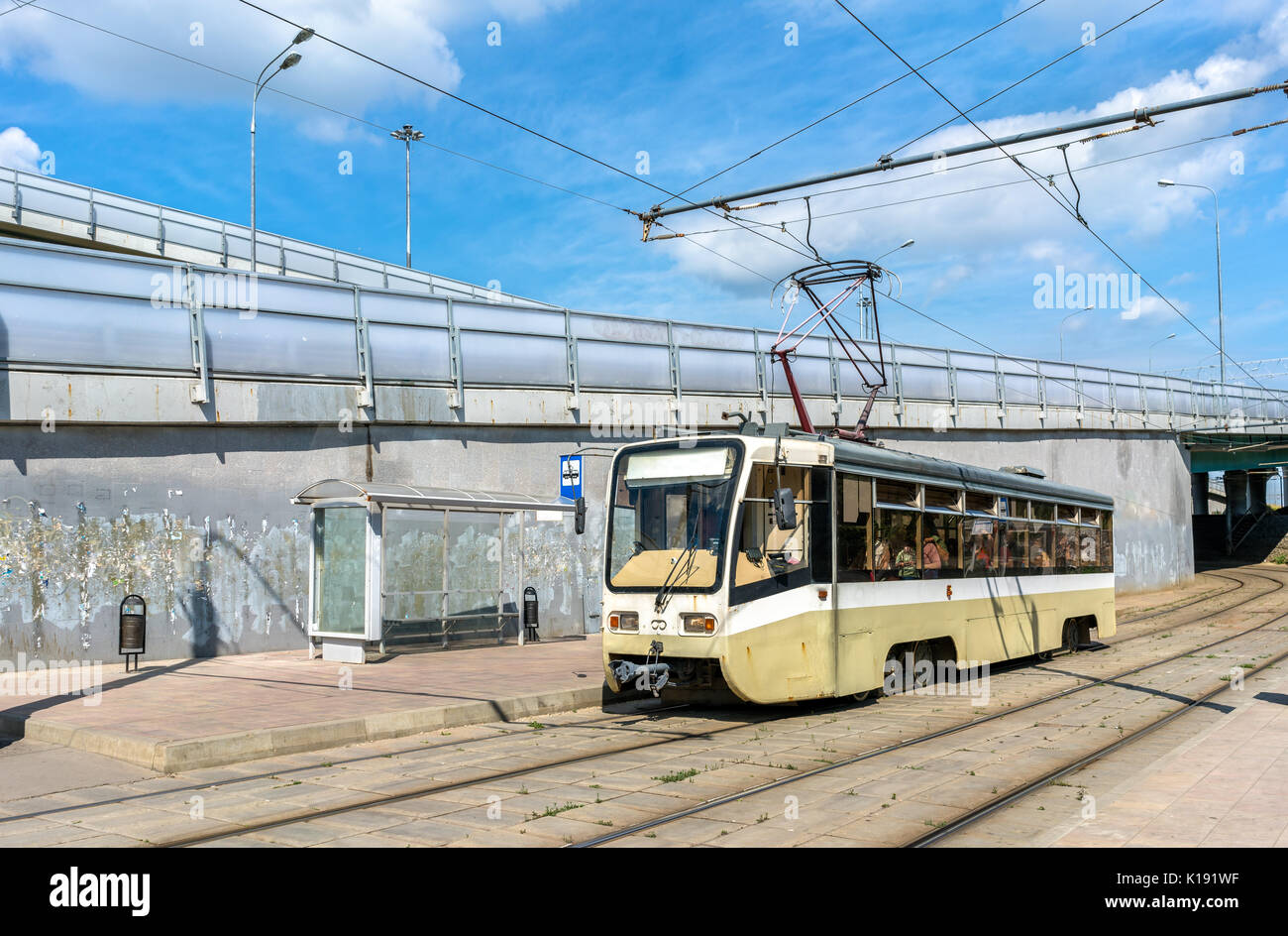 Russian streetcar hi-res stock photography and images - Alamy