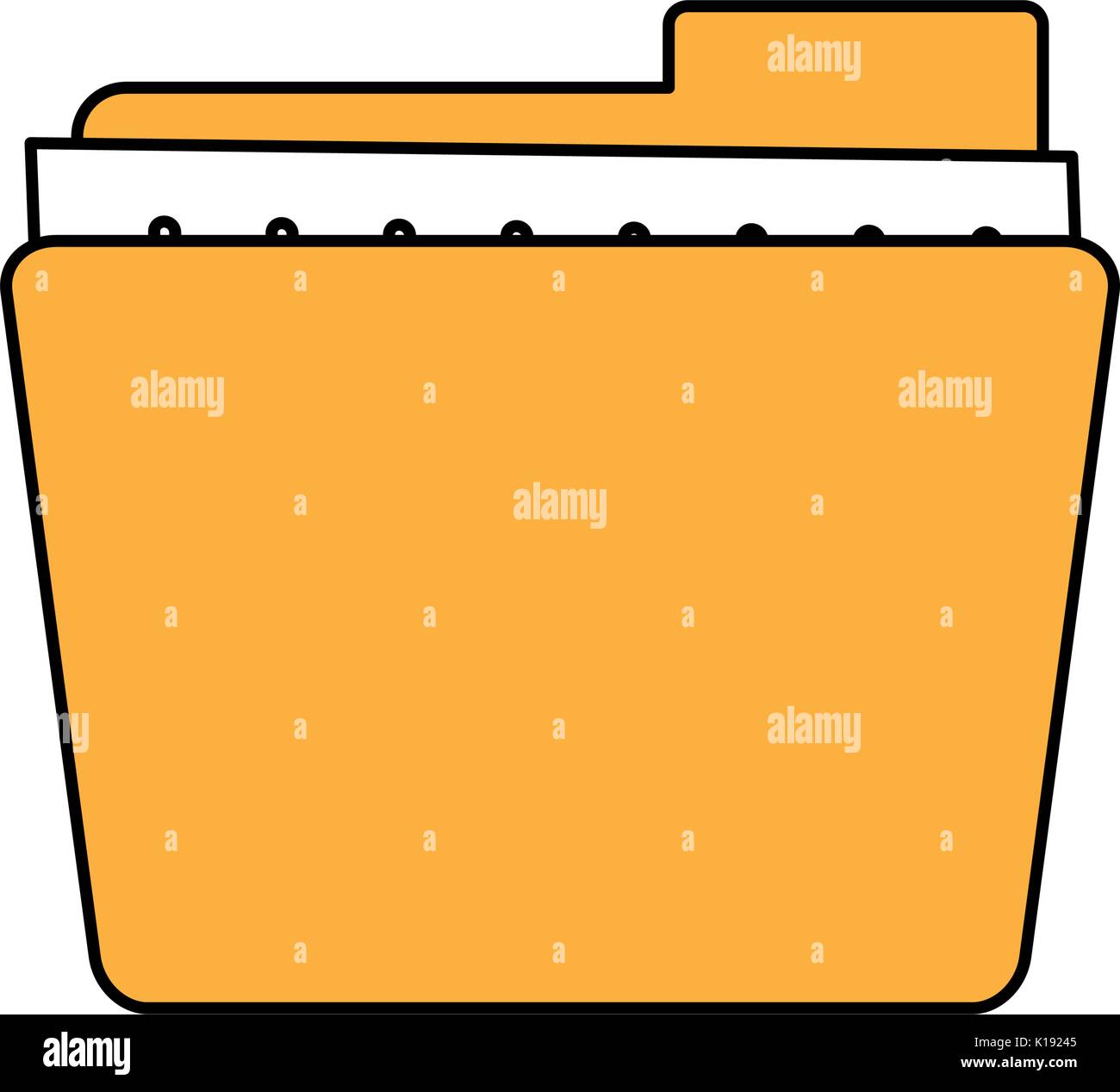 Folder documents out Stock Vector Image & Art - Alamy