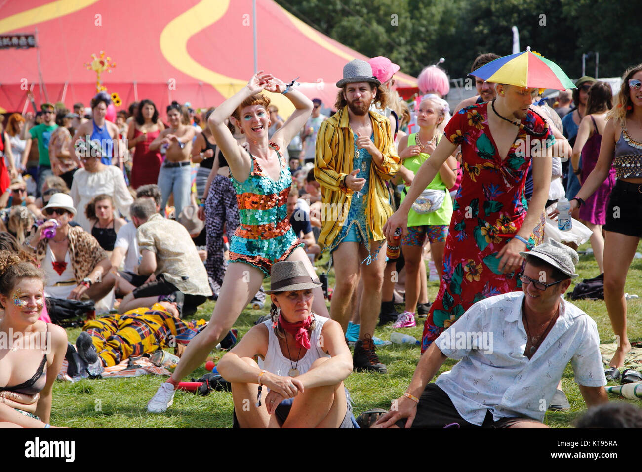Northampton, UK. 25th August, 2017. The alternative festival famed for ...