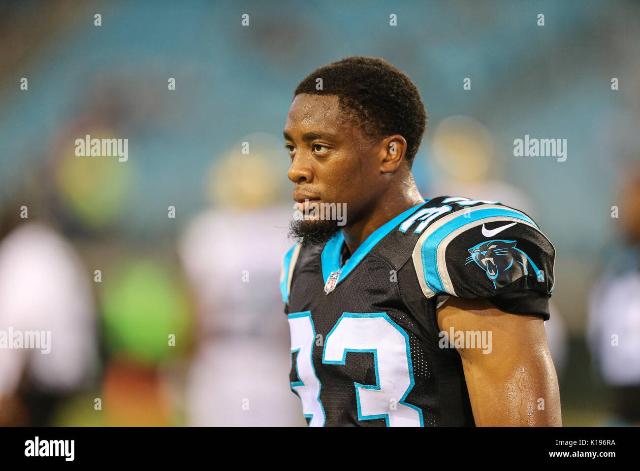 August 24, 2017: Carolina Panthers defensive back Devonte Johnson (33 ...