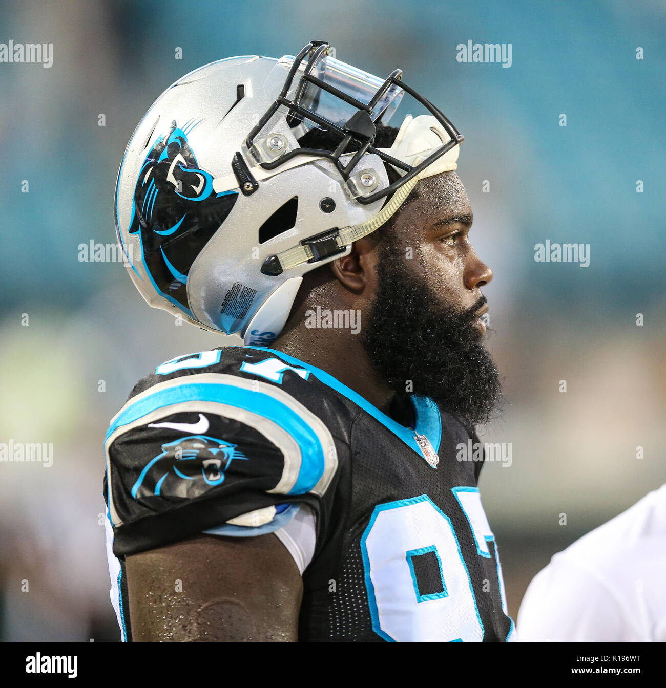 August 24, 2017: Carolina Panthers defensive end Mario Addison (97 ...