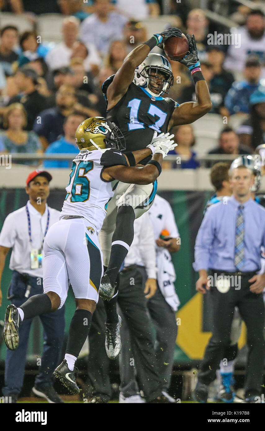 August 24, 2017: Carolina Panthers wide receiver Devin Funchess (17 ...