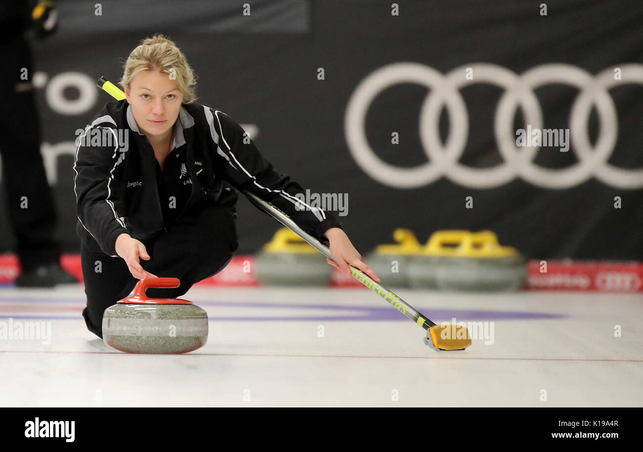 25th August 2017 , Central Otago, New Zealand; NZ Team1 player Bridget ...