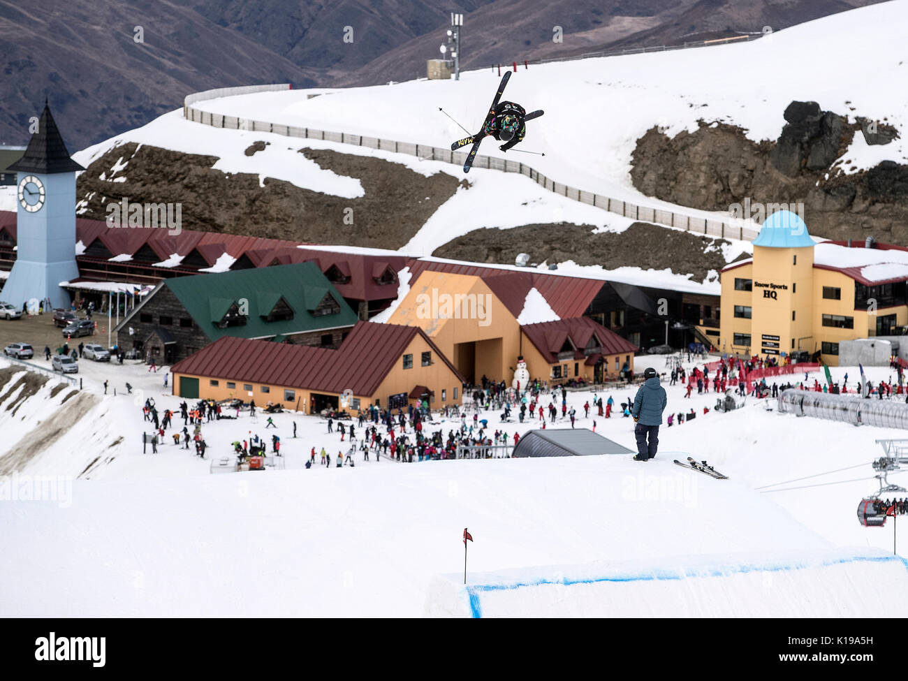 25th August 2017 , Central Otago, New Zealand; Viktor Moosmann from ...