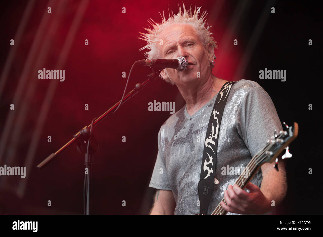 Belfast, Northern Ireland. 27/08/2017 - Greg Cowan from Belfast punk ...
