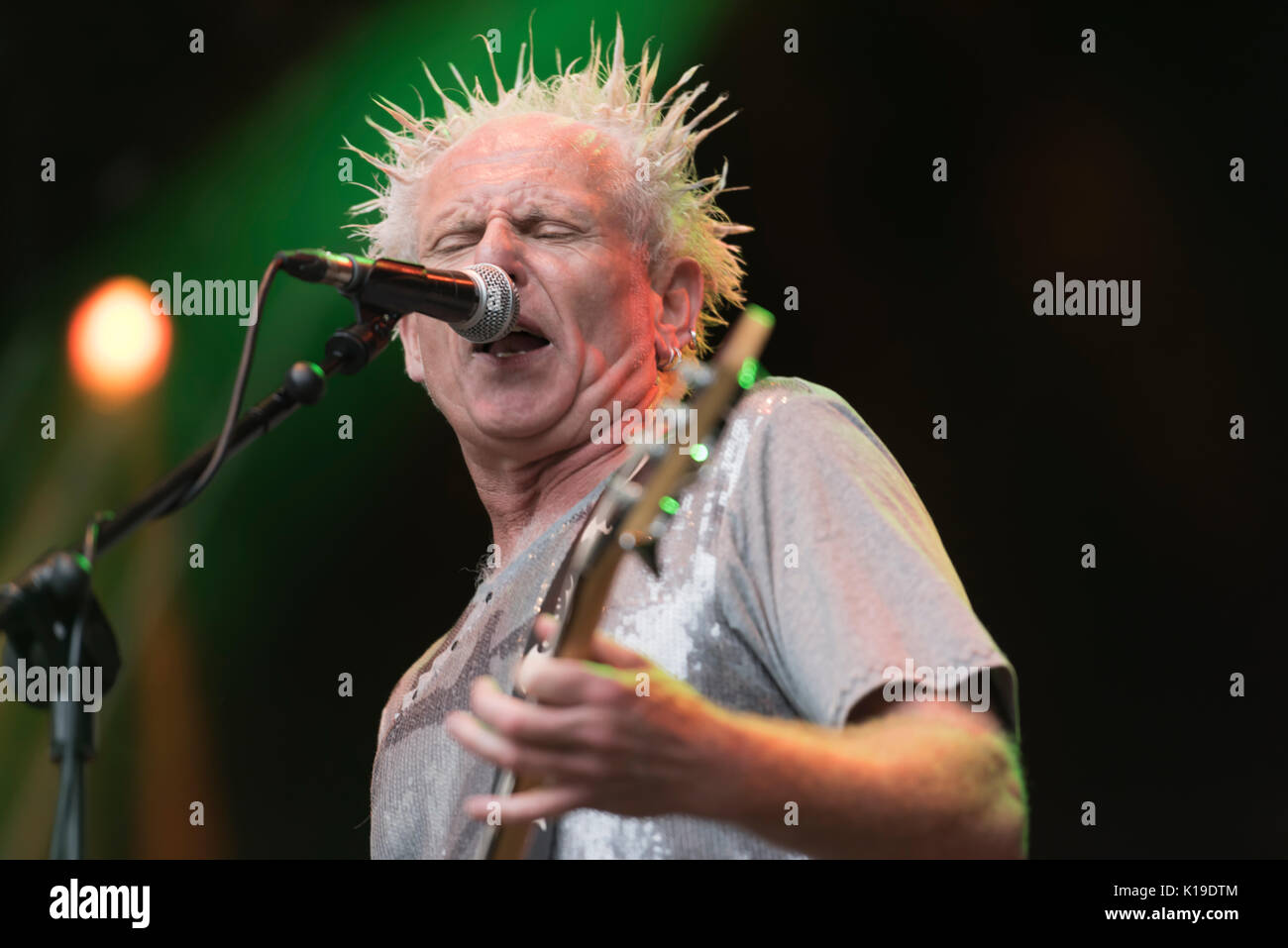 Belfast, Northern Ireland. 27/08/2017 - Greg Cowan from Belfast punk ...