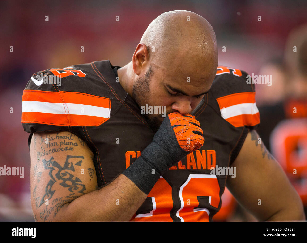Florida, USA. 26th Aug, 2017. LOREN ELLIOTT | Times .Cleveland Browns ...