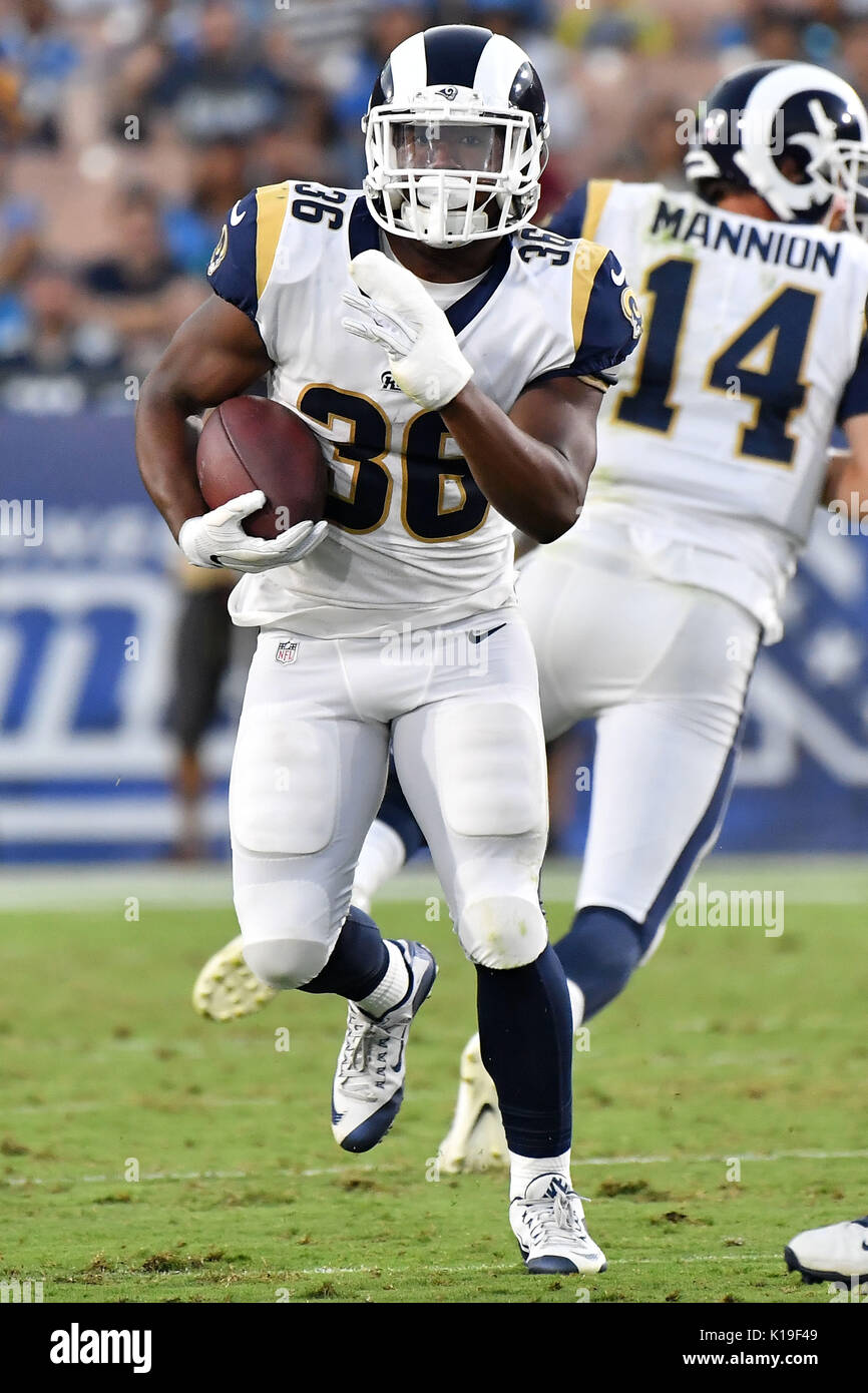 Los Angeles, USA. 26th August, 2017.Los Angeles Rams running back Aaron ...