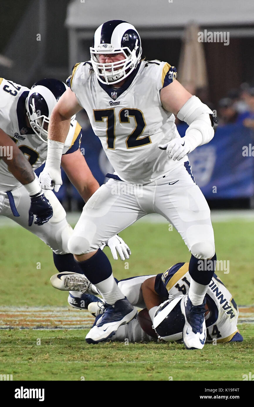Los Angeles, USA. 26th August, 2017.Los Angeles Rams offensive tackle ...