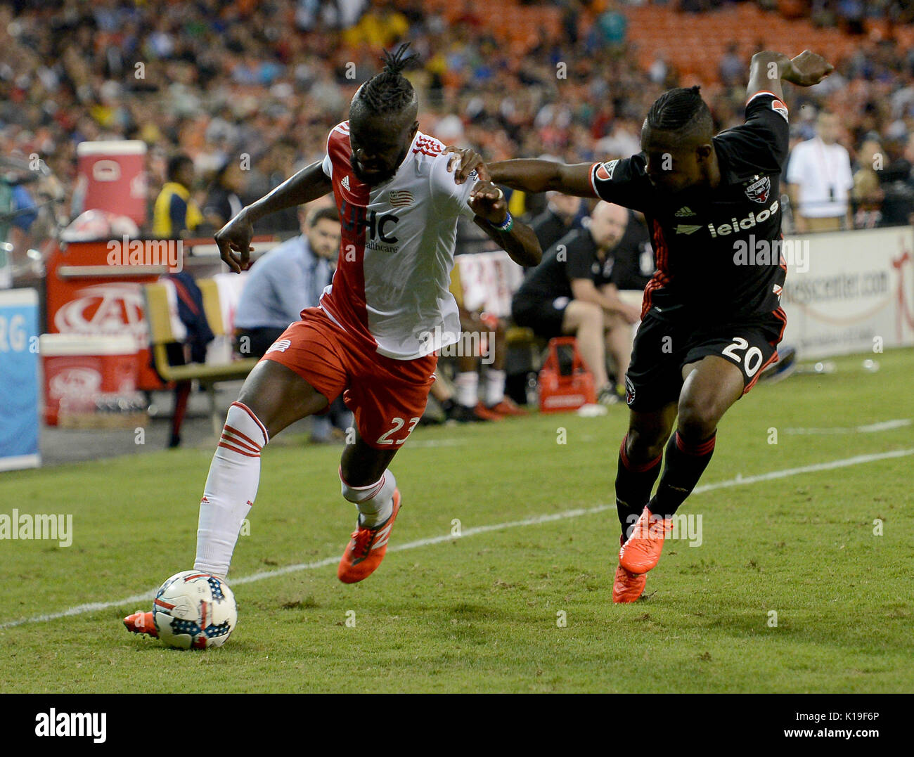 Washington, DC, USA. 26th Aug, 2017. 20170826 - New England Revolution ...