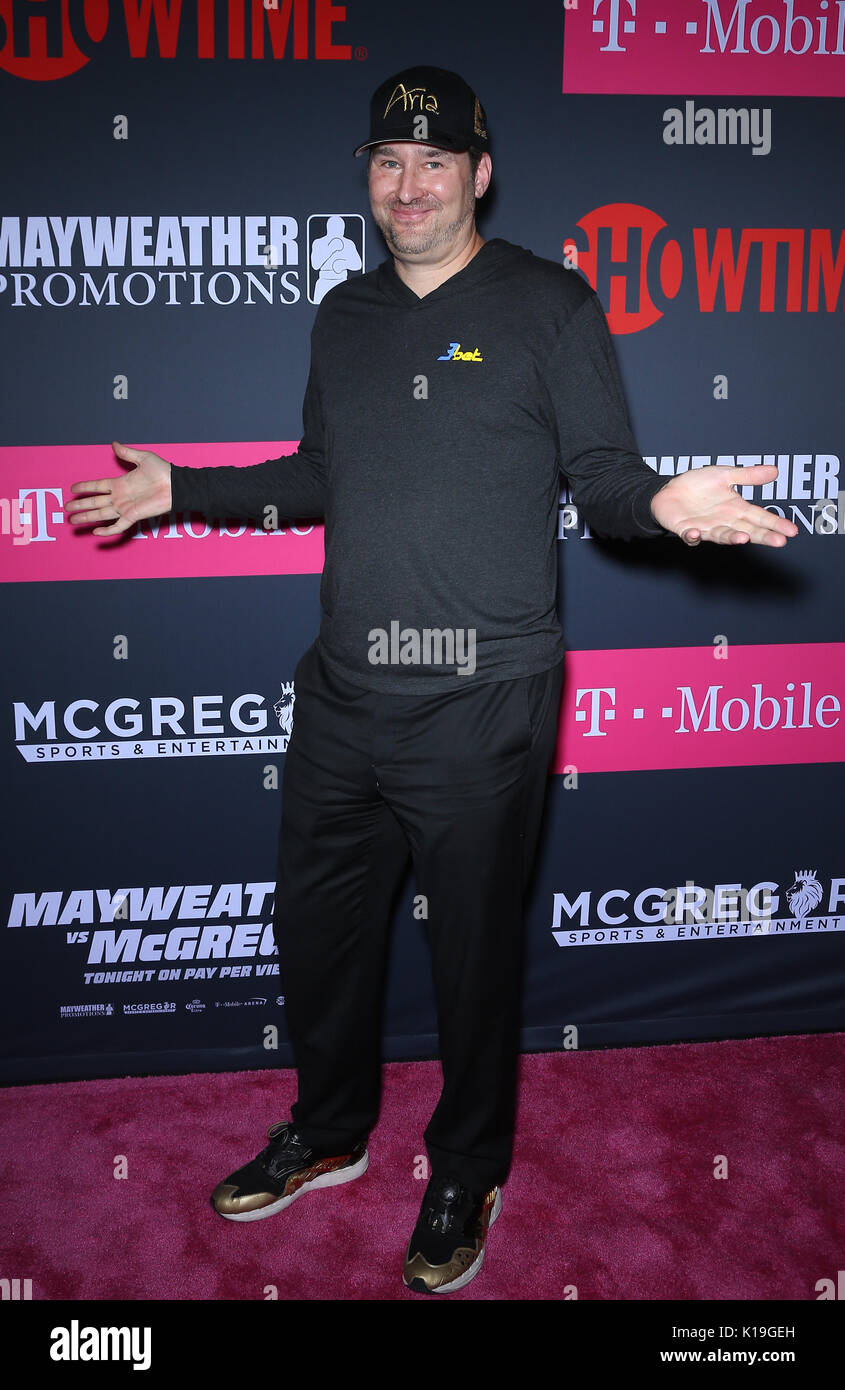 Las Vegas, NV, USA. 26th Aug, 2017. Phil Helmuth. Mayweather vs ...