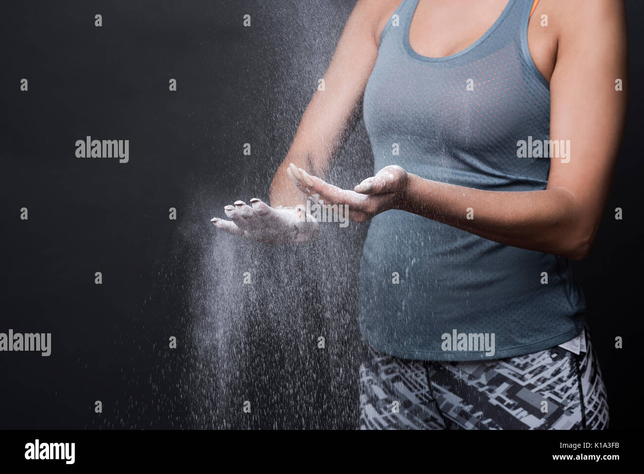 Woman clapping hands before hi-res stock photography and images - Alamy