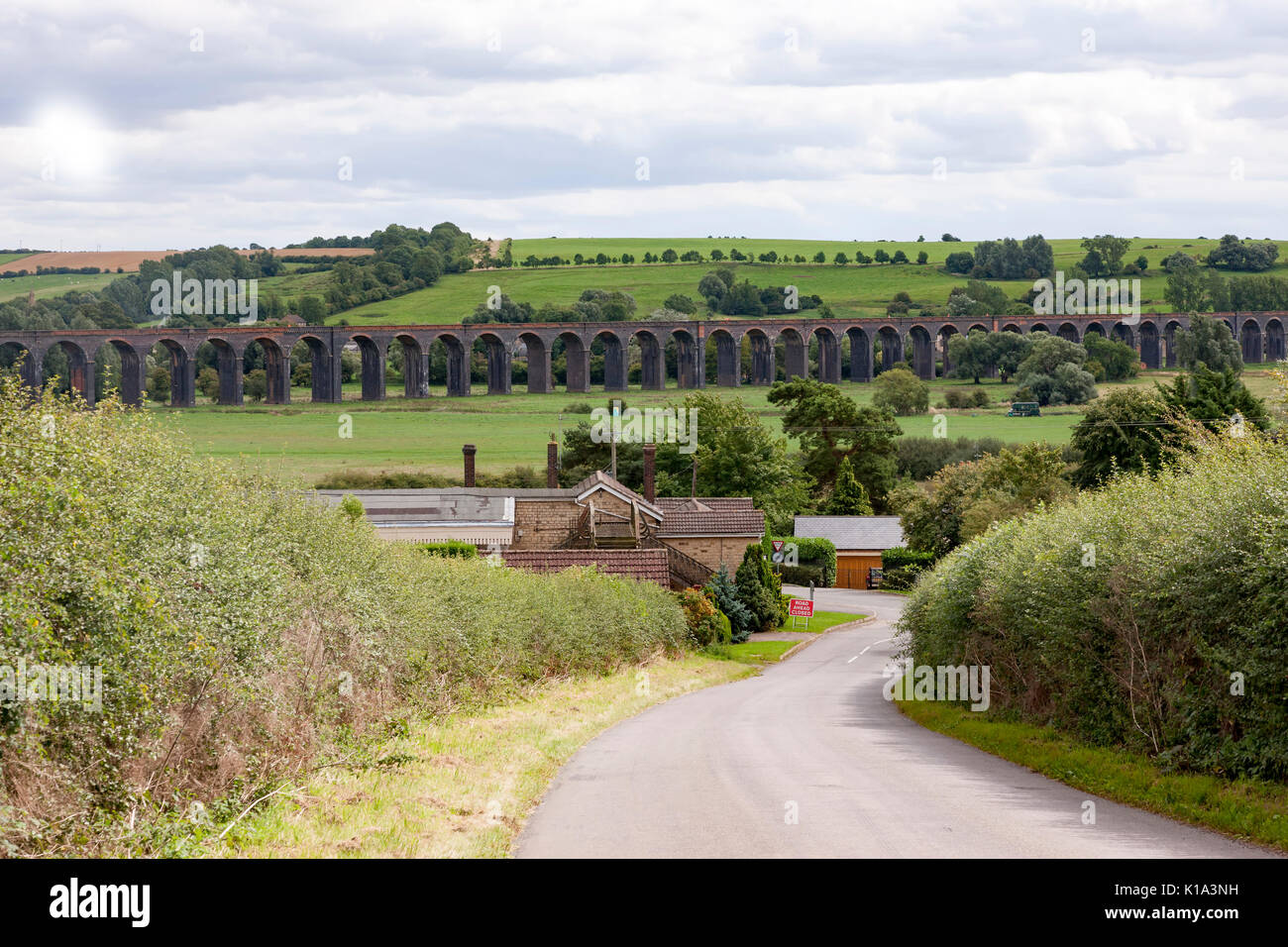 Harringworth viaduct hi-res stock photography and images - Alamy