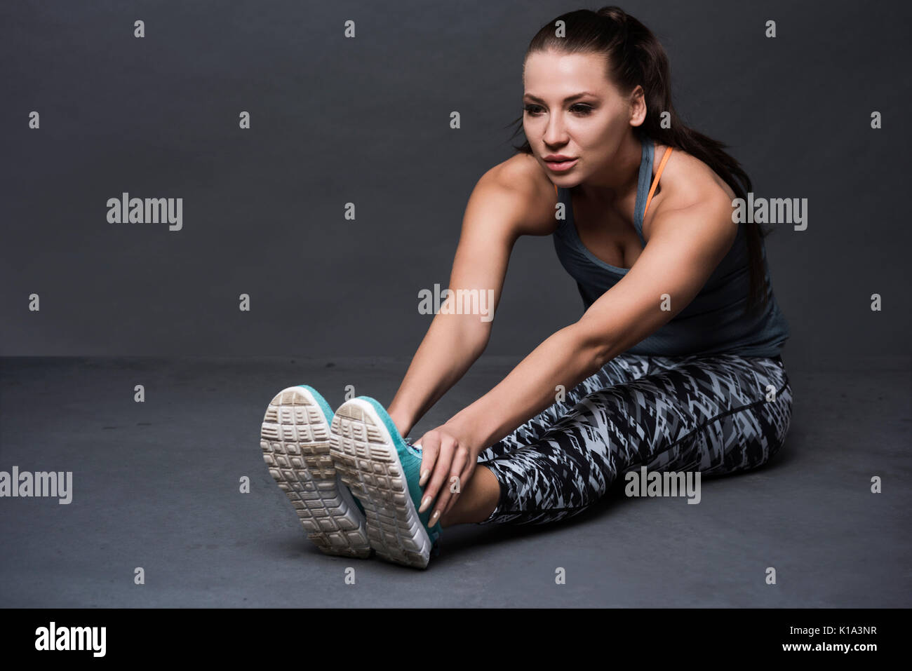 Good stretching is very important while exercising Stock Photo - Alamy