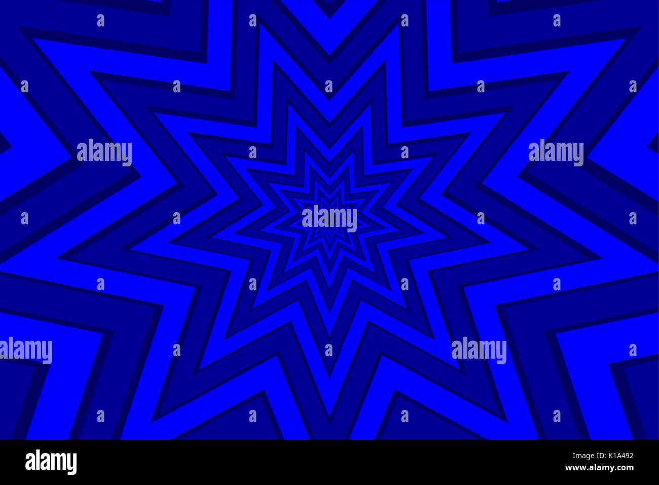 nine pointed star blue abstract vector pattern Stock Vector Image & Art ...