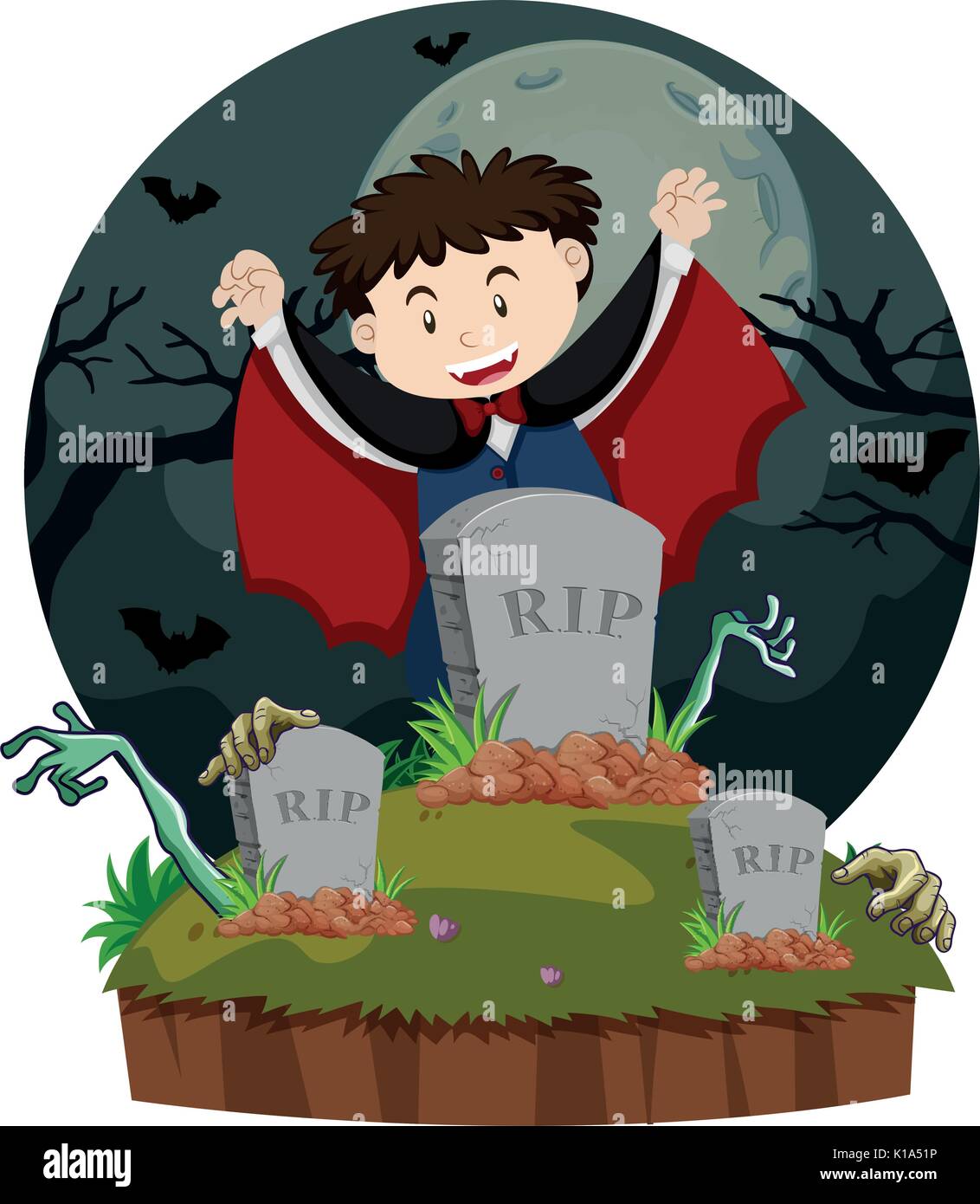 Vampire scene hi-res stock photography and images - Alamy