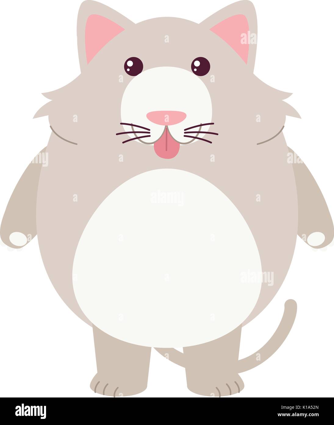 Cat silly Stock Vector Images - Alamy
