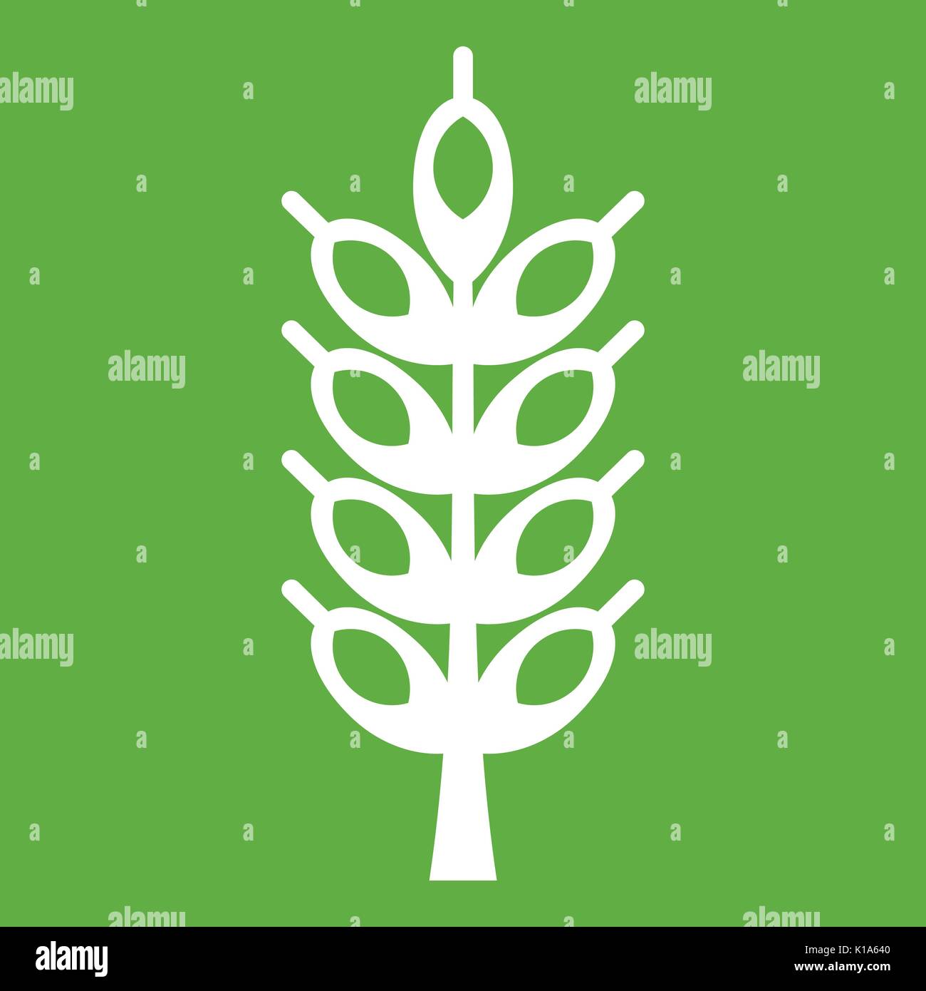 Big spike icon green Stock Vector Image & Art - Alamy