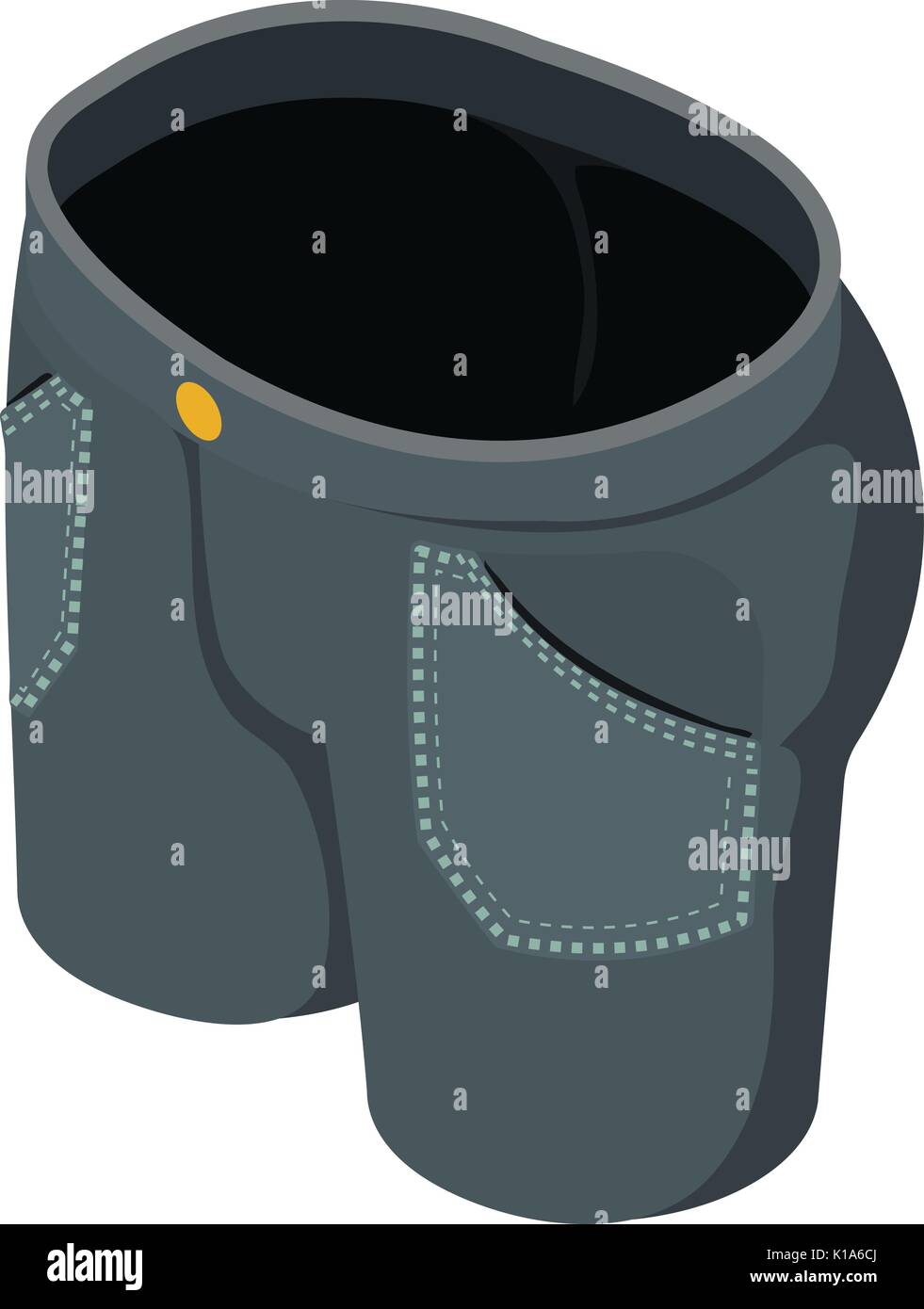 Black short jeans icon, isometric 3d style Stock Vector Image & Art - Alamy